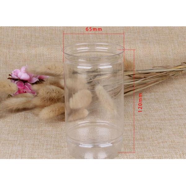 Quality PET Plastic Bottle Clear Plastic Cylinder Professional SGS QS 280ML for sale