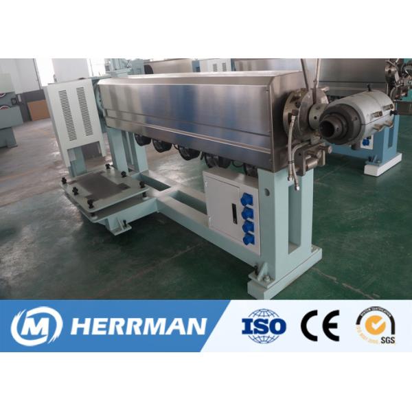 Quality Pvc Wire Extruder Cable Extrusion Line Movable Cooling Water Trough Energy for sale