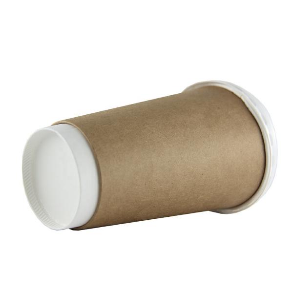 Quality 10oz 12oz PE Coated Double Wall Paper Cup Disposable Coffee Cups With Lids for sale