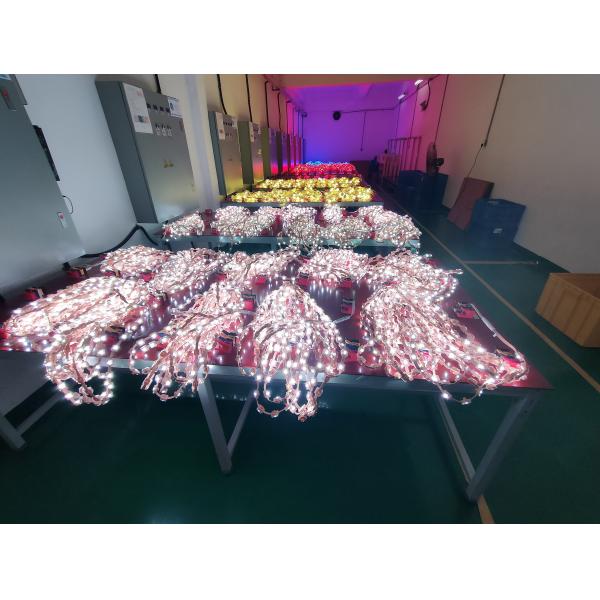 Quality Commercial Buildings Transparent LED Mesh Screen Ip67 Foldable Display for sale