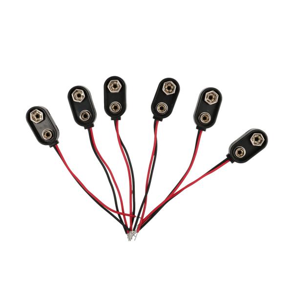 Quality 15cm 2 Pin Cable Wire Assemblies , SH Connector Wire Harnesses Battery Snap Clip for sale