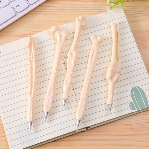 Quality Creative Bone-shaped Ballpoint Pen 5 Styles Halloween Fun Gift Pen for sale
