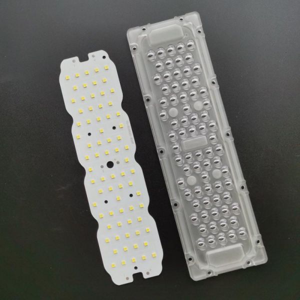 Quality 160lm/w SMD 3030 LED Light Module 50W LED Street Light Retrofit Kit with Optical PC Lens for sale