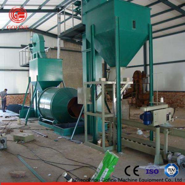 Quality Semi Automatic BB Fertilizer Production Line Green Color Easy Maintenance for sale