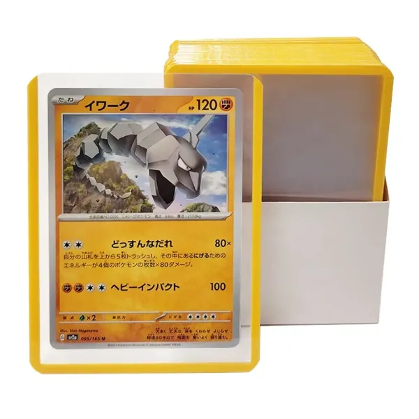 Quality Custom Logo PVC Toploaders Protectors 35pt Top Loading Card Holder For Trading Cards for sale