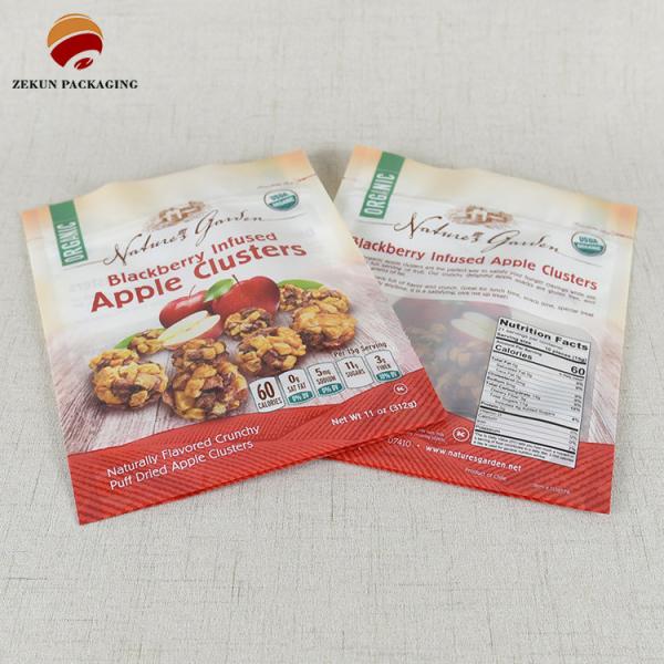 Quality PET/AL/PE Custom Printed Resealable Food Bags Stand Up Tear Resistance for sale