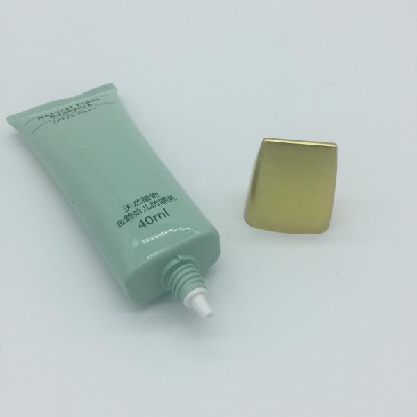 Quality Green Empty PET Soft 60ml Plastic Cosmetic Tubes for sale
