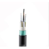 Quality Ribbon Loose Tube PBT Direct Buried Fiber Optic Cable 24 Core GYDTA53 for sale