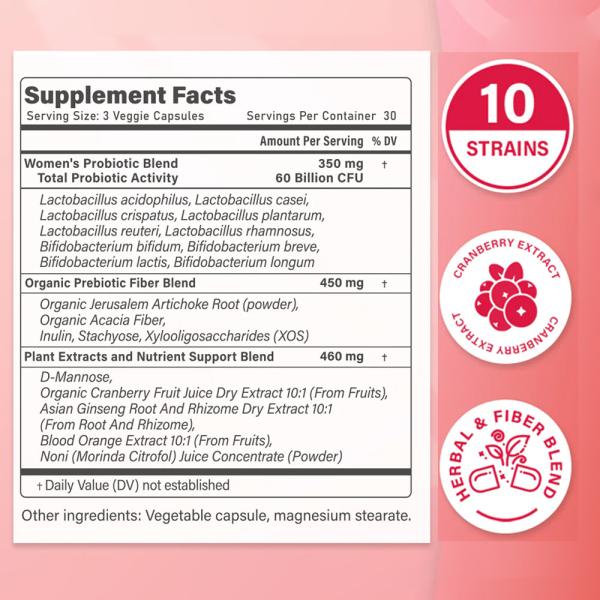 Quality 60 Billion Probiotic Capsules 120pcs Immune & Digestive Support for sale