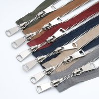 Quality 2 Way Open End Normal Teeth Metal ZippersFor Leather Jacket for sale