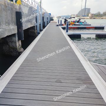 Quality Aluminum Alloy Dock Marina Float Floating Pontoon Marine Floating Docks for sale