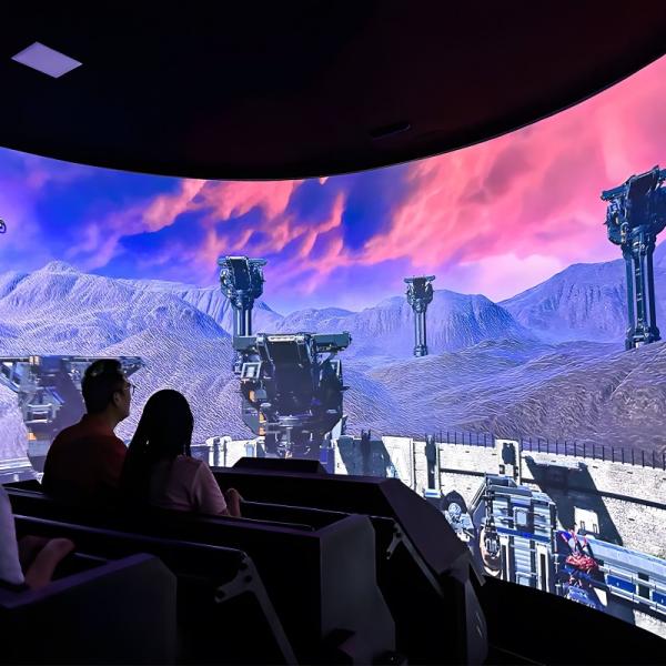 Quality Northern Lights Simulator Cinema 5d Visual Motion Immersive Orbital Cinema for sale
