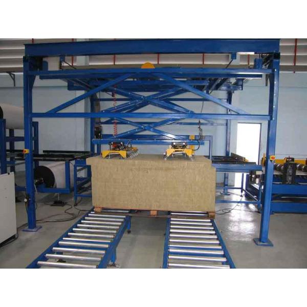 Quality Laminating Roll Forming Rock Wool Sandwich Panel Line for sale