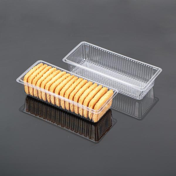 Quality hengmaster food grage disposable Plastic biscuit disposable snack donut containers tray for sale