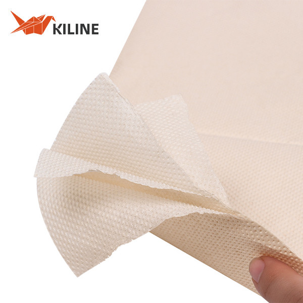 Quality Heavy Duty Virgin Pulp Industrial Cleaning Paper Brown Color 4 Ply 72gsm for sale
