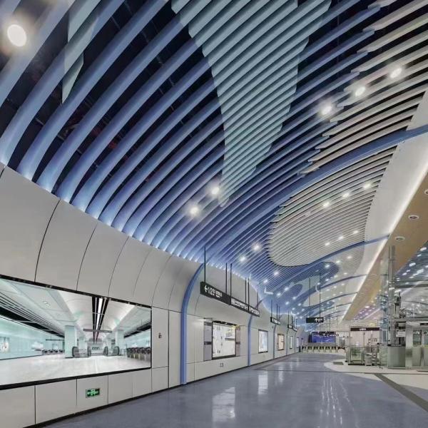 Quality Mould Proof Aluminum Baffle Ceiling Metal Suspended Ceiling System for sale
