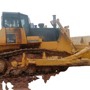 Quality Used Komatsu D375A Bulldozer Good Working Condition Japan Heavy Construction for sale