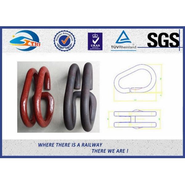 Quality 60Si2MnA 60Si2CrA 55Si2Mn Skl Elastic Rail Clips / Railroad Fittings for sale