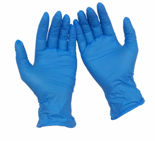 Quality 4.5gsm Disposable Medical Nitrile Gloves , Nitrile Powder Free Medical Examination Gloves for sale
