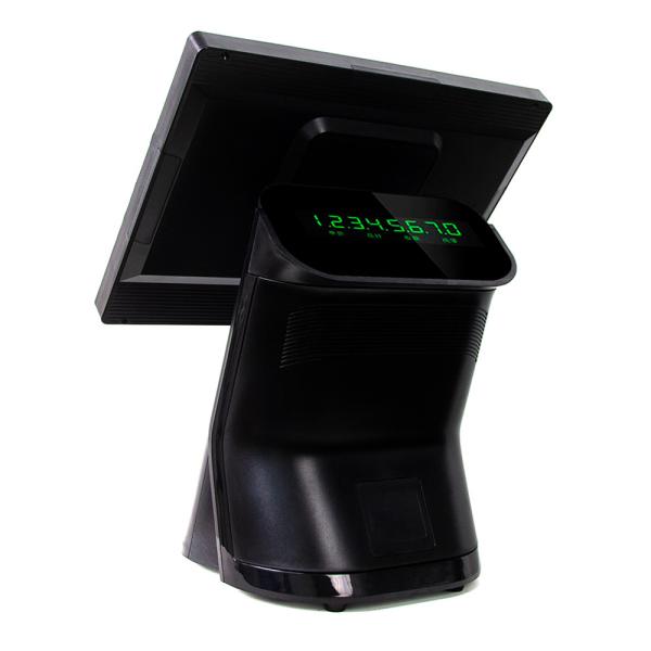 Quality 15.6 Inch Restaurant Pos System With Printer 58mm And VFD Customer Display for sale