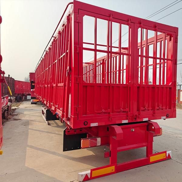 Quality 40FT 12m 12.5m 40ton 50ton Side Wall Fence Cargo Semi Truck Trailer for Transportation for sale
