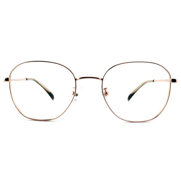 Quality FM2590 Executive Optical Metal Frame Full Rim Round Customized Eyewear for sale