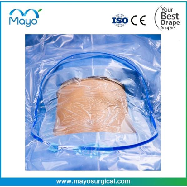 Quality Nonwoven AAMI Level 3 Sterile C Section Drape With 3M Film For Cesarean Surgeries for sale