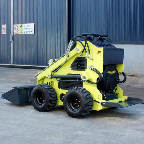 Quality Multifunction Agricultural Small Compact Gasoline Wheel Skid Steer Loader Mini for sale
