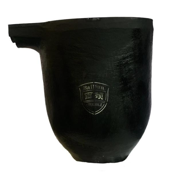 Quality Thermal Conductivity Aluminium Melting Crucible 150kg Capacity Smooth Surface Finish for sale