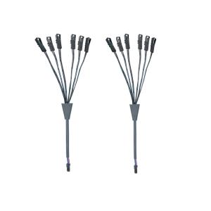 Quality Communication 2 Pin Six Port 18 AWG Cable Wiring Harness for sale