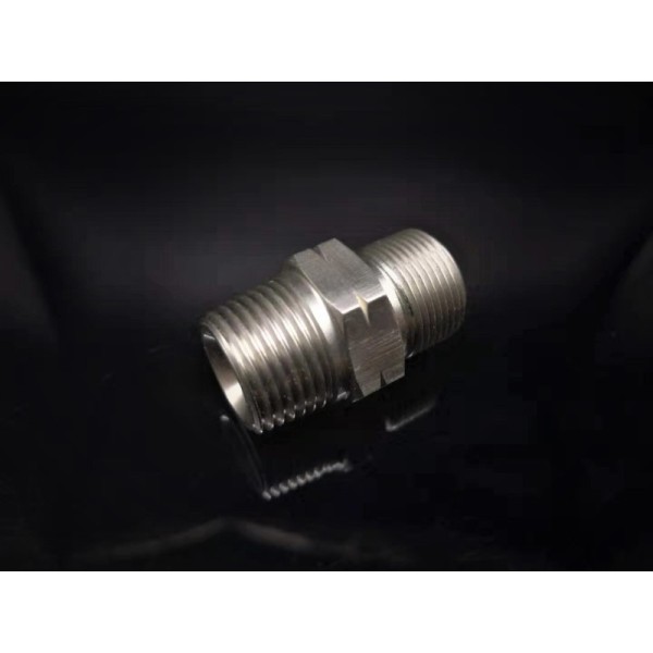 Quality Air Brake Custom Cnc Parts Male Thread Adapter Male Connector Pipe Fittings for sale