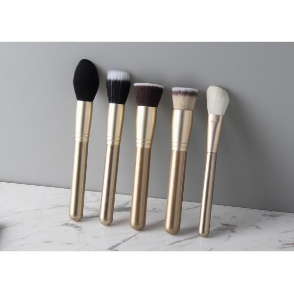 Quality OEM 11pcs Gold Synthetic Makeup Brush Collection for sale