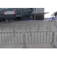 Quality H1200mm 1500mm Metal Crowd Control Barriers Galvanized Pedestrian Fence for sale