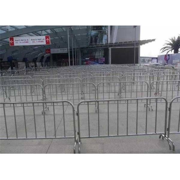 Quality H1200mm 1500mm Metal Crowd Control Barriers Galvanized Pedestrian Fence for sale