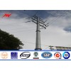 Quality 20m Q345 bitumen electrical power pole for electrical transmission for sale