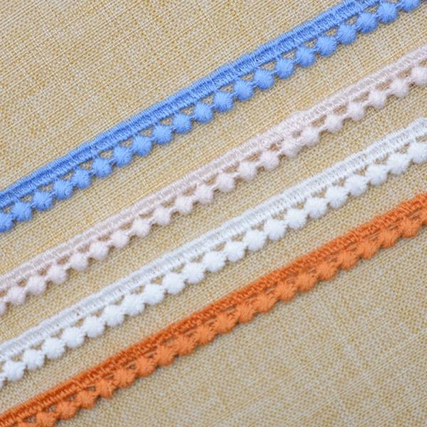 Quality Home Textile 2cm Gimp Cotton Lace Trim Guipure for sale