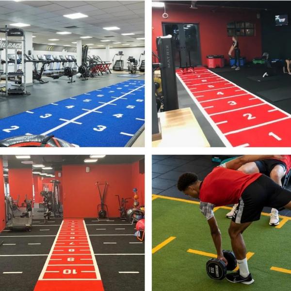 Quality Dorelom Thick High Density Gym Flooring Turf Artificial Grass Mat CE ISO9001 for sale