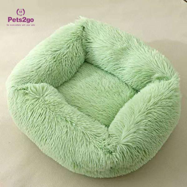 Quality Thickened Warm 2kg Square Plush Pet Bed Mat for sale