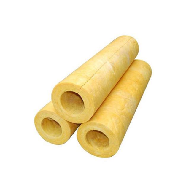 Quality Heat Insulation Glass Wool Tube Shell With Aluminium Foil 1000mm for sale