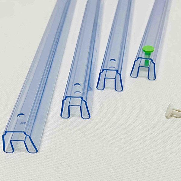Quality Hard Clear Rectangular Empty IC Anti Static Tube 100-2000mm Length for sale