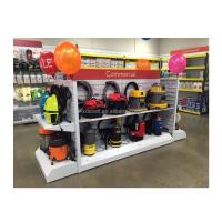 Quality Double Sided Steel Supermarket Rack Display Home Appliances Shelves Pulls for sale