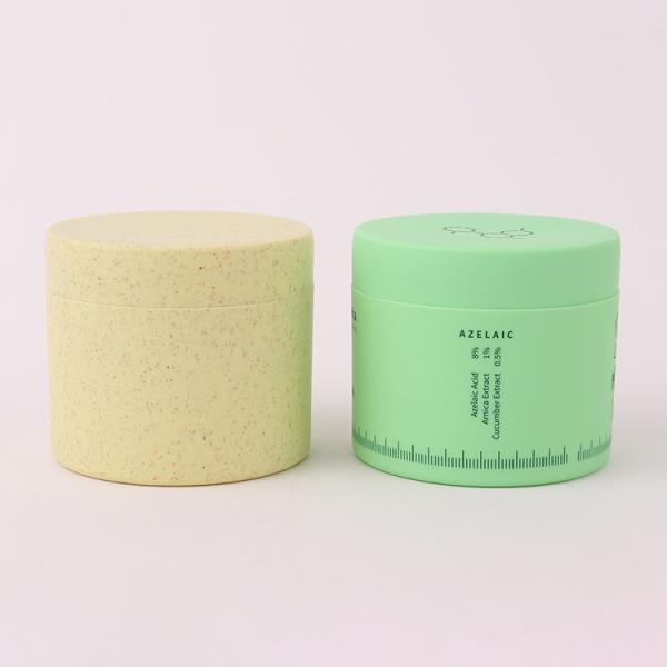 Quality 2oz 3oz 8oz Wheat Biodegradable Cosmetic Containers Recyclable 100% PCR PLA for sale