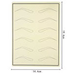 PMU Permanent Makeup Rubber 3D Lips Practice Skin Tattoo Mat To Practice Perfect Eyebrow