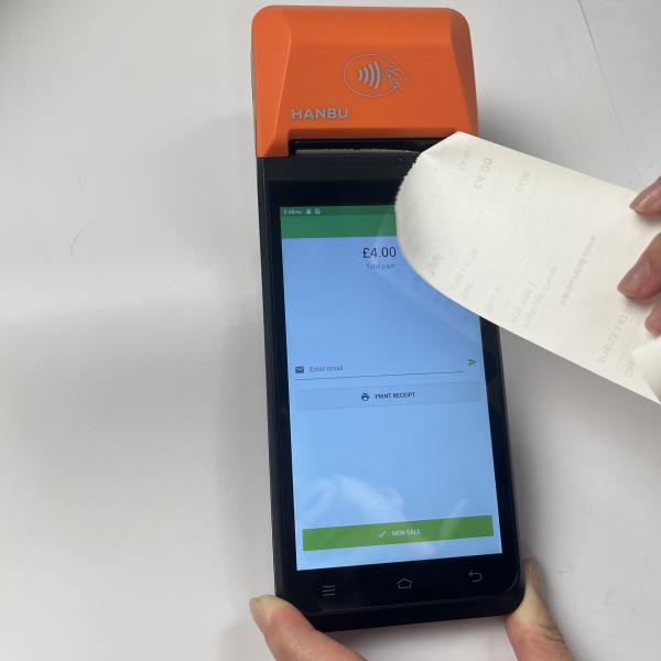 Quality Bluetooth Smart Order POS Orange / Green Mobile POS For Small Business for sale