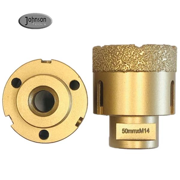 Quality Wax Filled Dry Porcelain Diamond Core Drill Bits 20-68mm Outer Diameter for sale