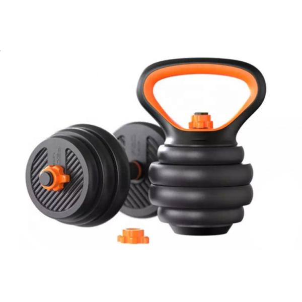 Quality Multi Function Gym Fitness Dumbbell Barbell Sets With Cement for sale