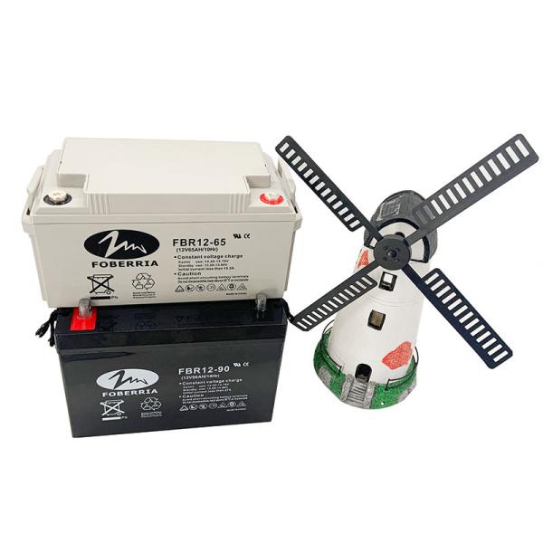 Quality 12V65AH 19.5A 650A 90ah Deep Cycle Battery Sealed Lead Acid For Solar Storage for sale