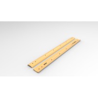 Quality 7T1633 DBC Bulldozer Cutting Edge 16×152×1828mm Curved Blade Wear Part 29KG for sale