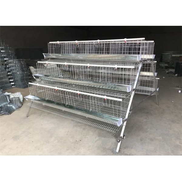 Quality A Type RTL Chicken Cage / 3 Tier 5 Doors Galvanized Layer Poultry Cage For for sale