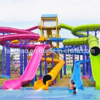 Quality Outdoor Fiberglass Combination Spiral Water Slide Tube For Adults Weatherproof for sale